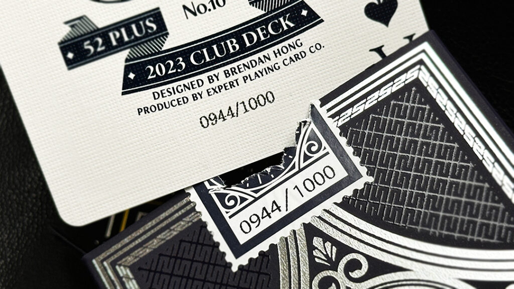 2023 Club Deck By Brendan Hong - 52 Plus Joker